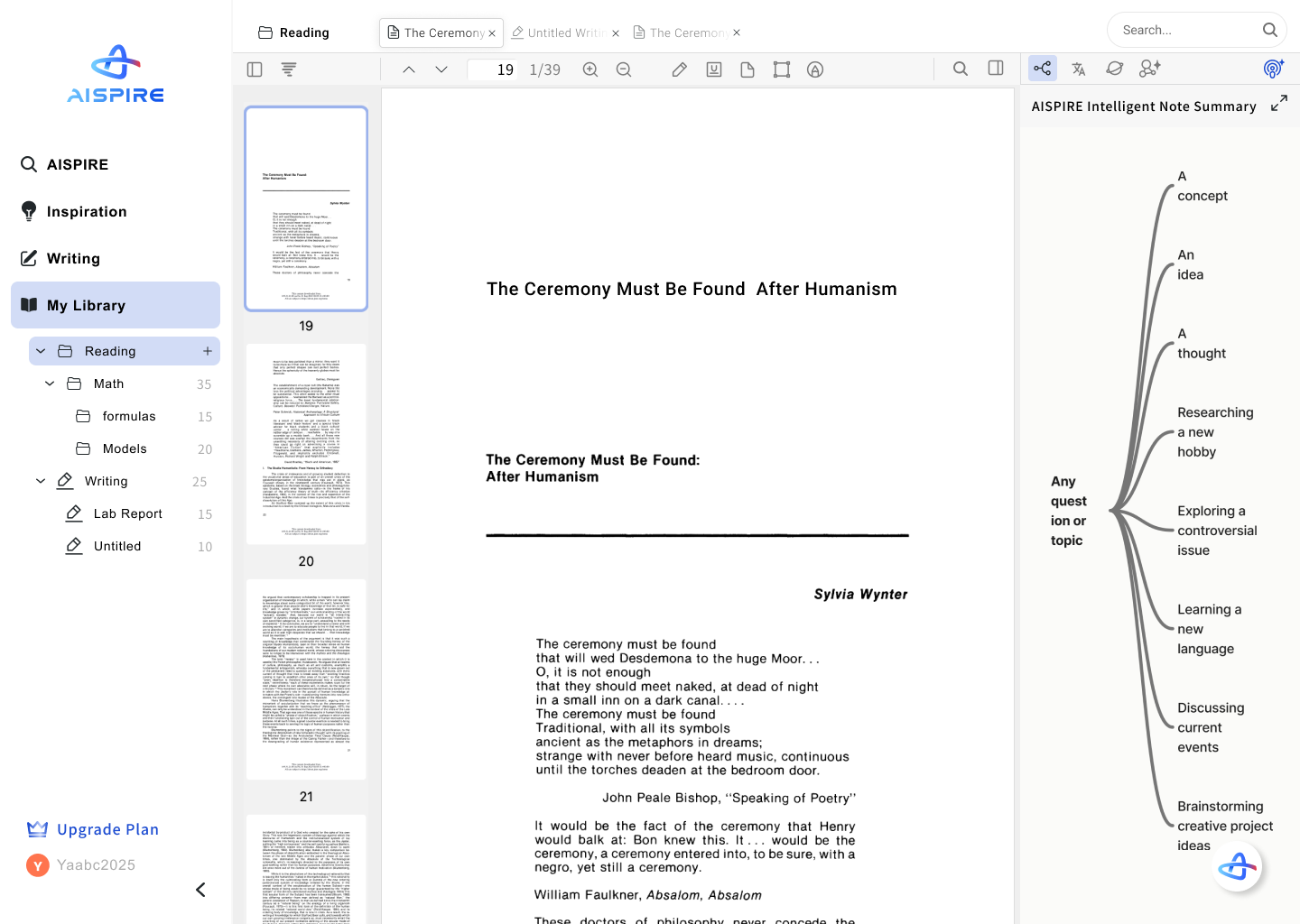 AIspire - AI Academic Writing Assistant